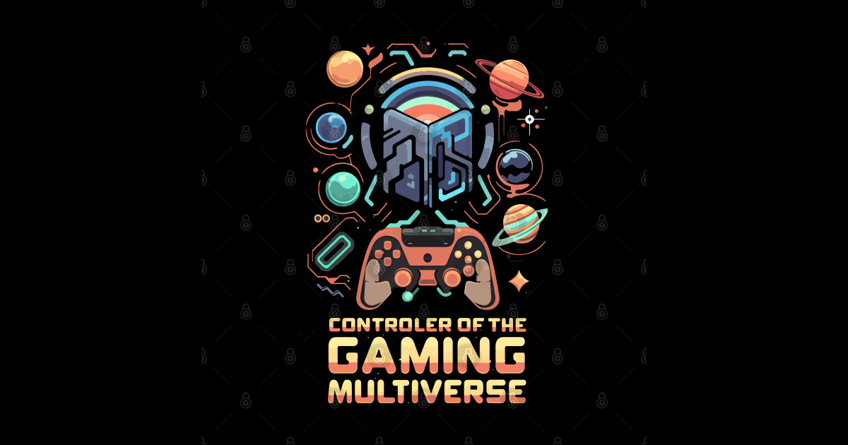 Controller of the GAMING multiverse futuristic space themed gaming #3 ...