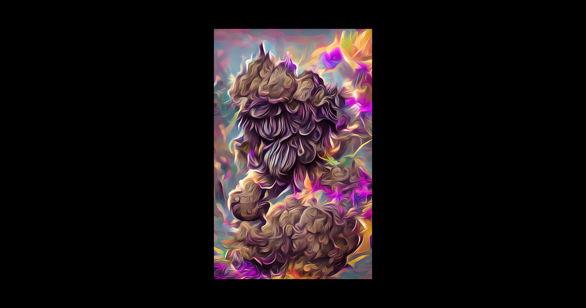 Black Bulky Moist Shimmering Nug Bud Weed Cannabis - Nugs - Sticker ...