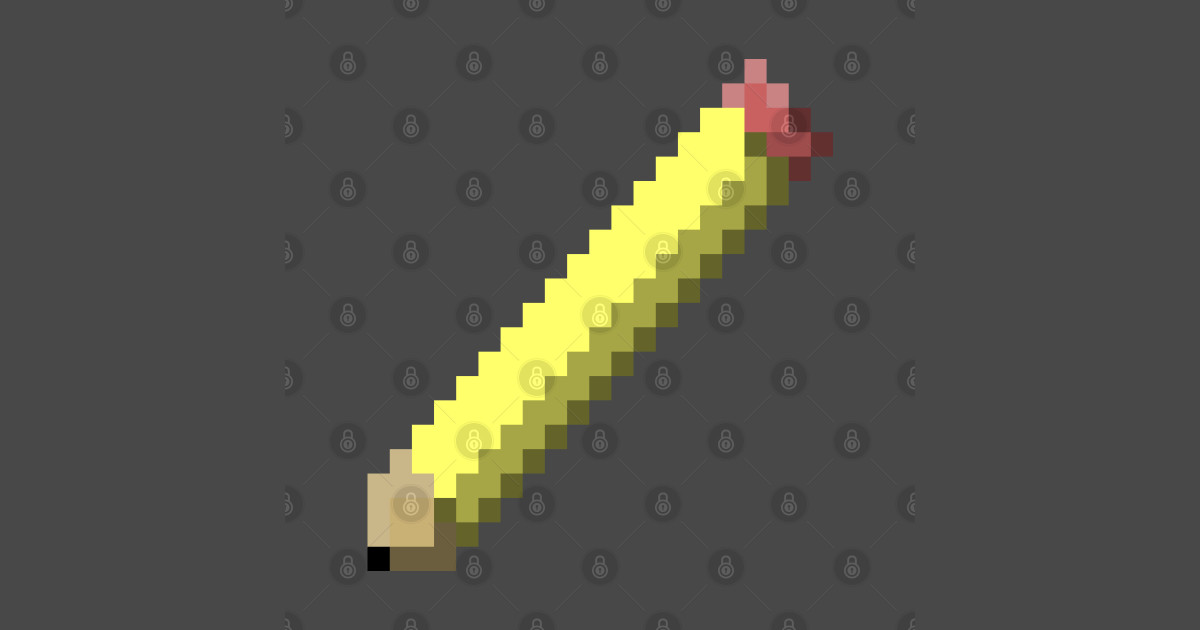 Pencil Pixel art - Pencil Art - T-Shirt | TeePublic