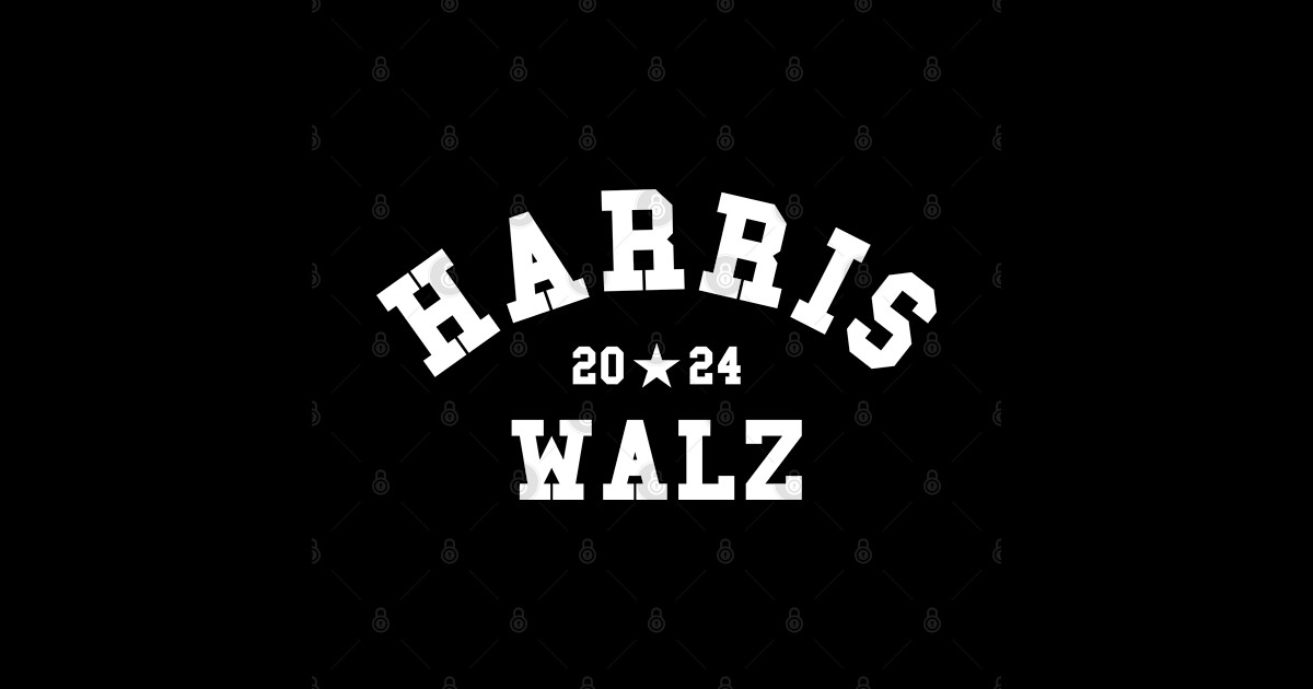 Harris Walz 24 For Pressident 2024 - Harris Walz - Sticker | TeePublic
