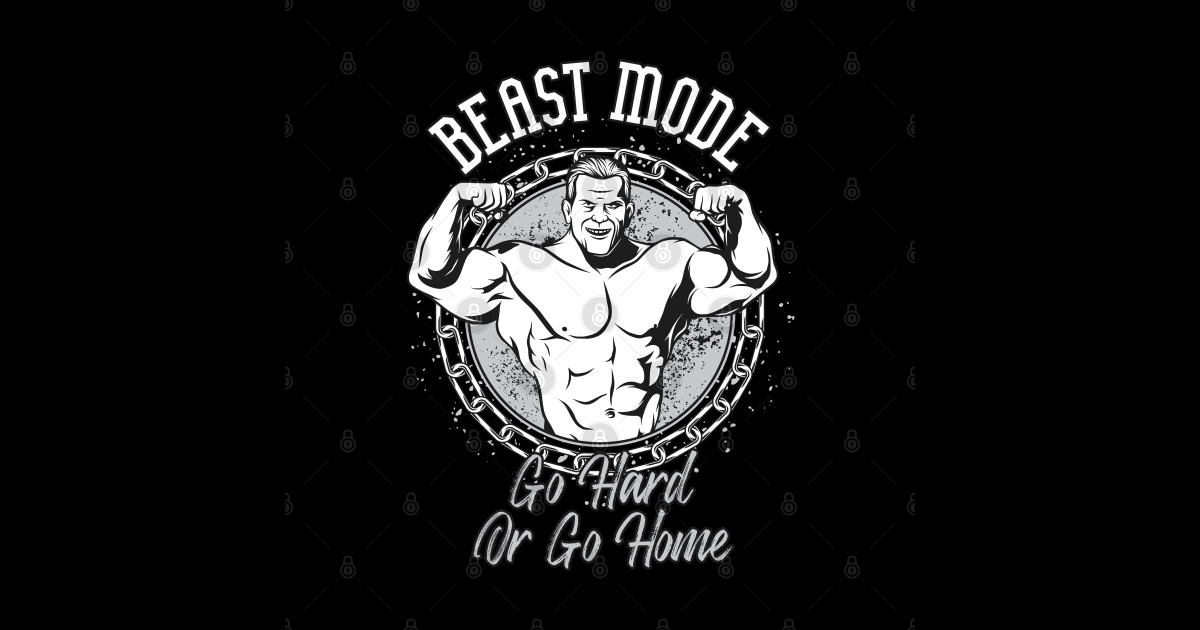 Beast Mode - Gym Bodybuilding Motivation - Sticker | TeePublic