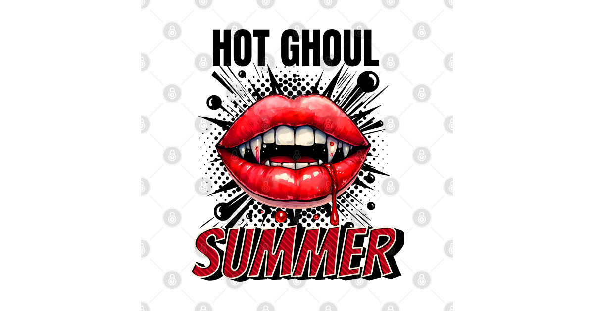 Hot Ghoul Summer Summerween Vampire Lips - Hot Ghoul Summer Summerween ...
