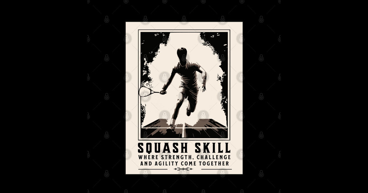 squash quote - Squash Player - Sticker | TeePublic