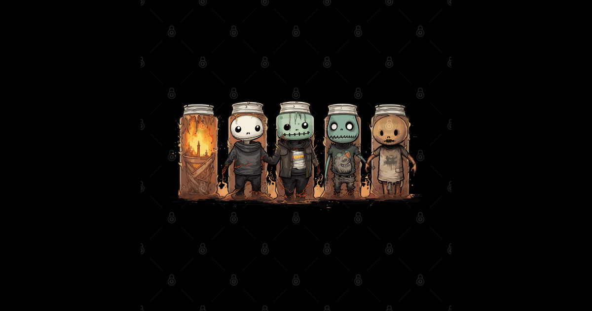 Creepy Cute Monsters in a Jar - Monsters In A Jar - Sticker | TeePublic