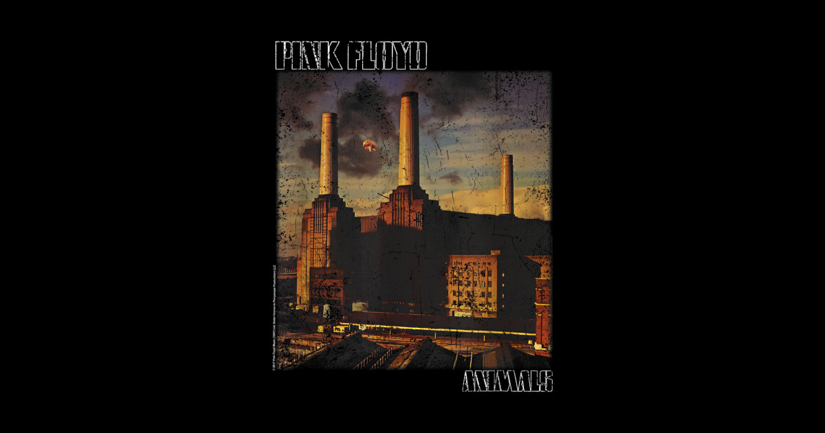 PINK FLOYD FADED ANIMALS - Pink Floyd - Sticker | TeePublic