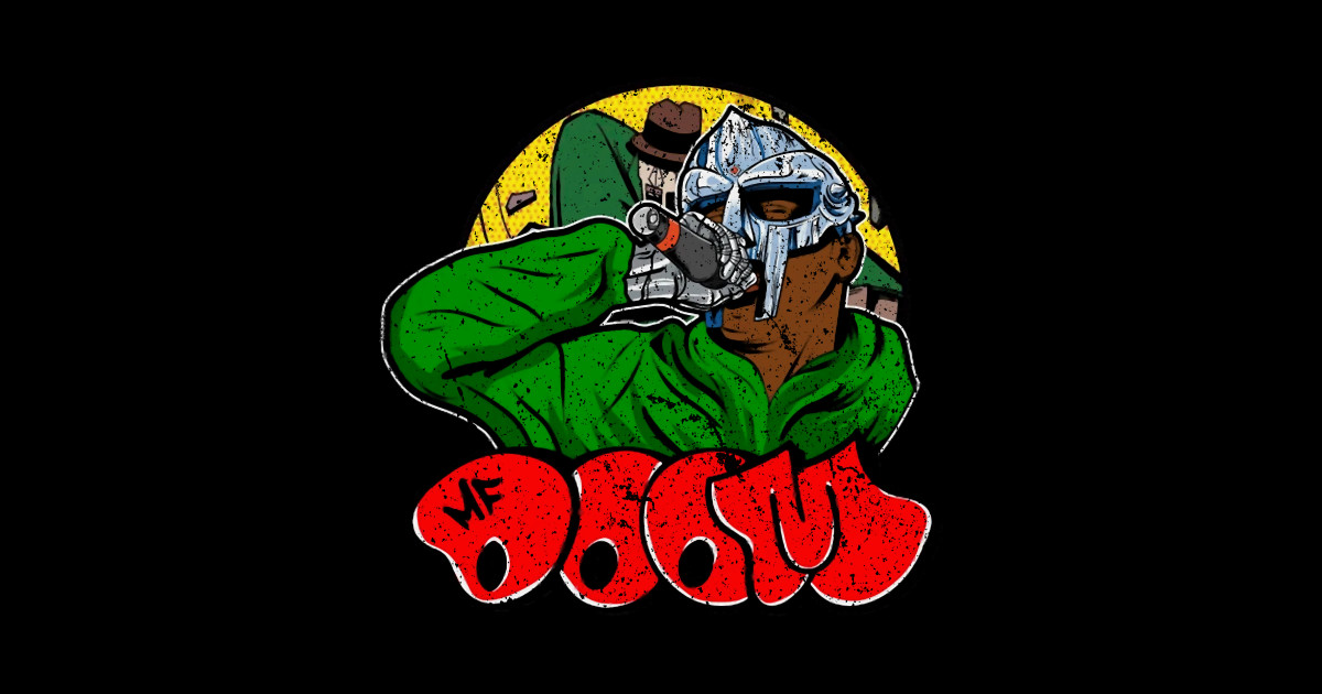 RIP MF DOOM # Kijang Mas - Mf Doom - Sticker | TeePublic