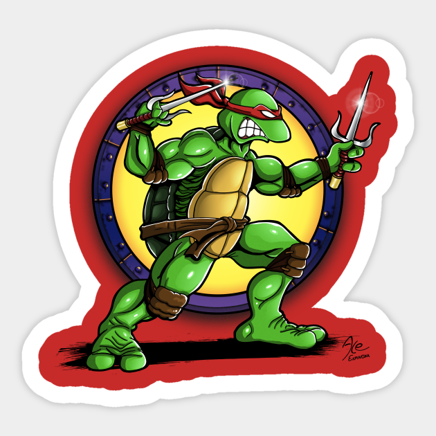 Raphael Ninja Turtle - Tmnt Ninja Turtles - Sticker | TeePublic