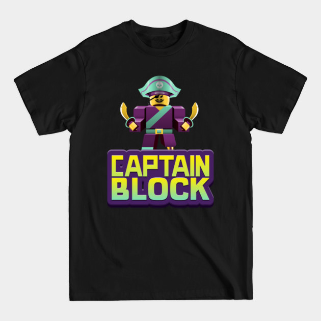 Captain Block - Roblox - T-Shirt