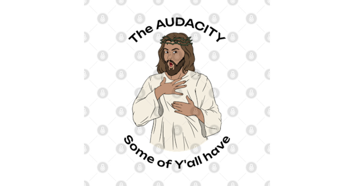Funny Jesus Reaction - Surprised Savior Meme Design - Jesus Meme - T ...