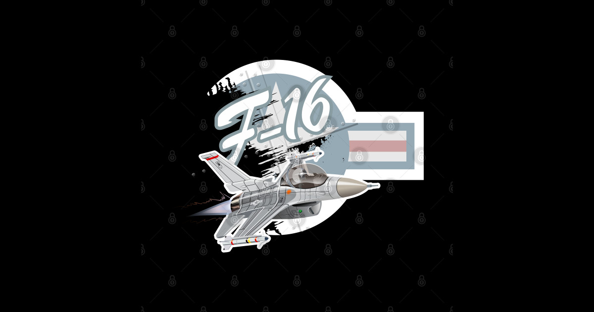Cartoon Military Jet Fighter Plane - Cartoon Plane - Sticker | TeePublic