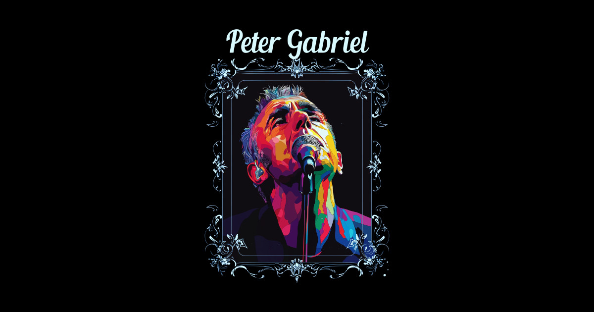 PETER BRIAN GABRIEL MUSICIAN FAN ART - Peter Brian Gabriel Musician Fan Art - Sticker | TeePublic