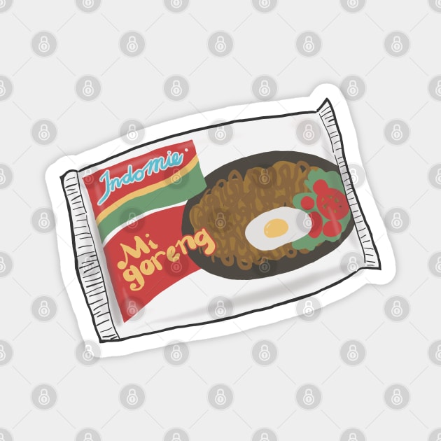 Indomie Goreng - Indomie - Magnet | TeePublic