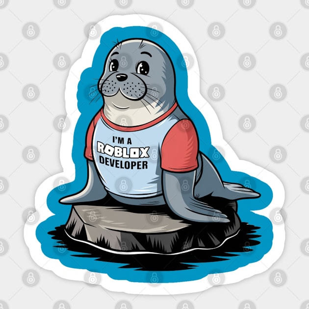 Roblox Seal - Roblox Kids - Sticker | TeePublic