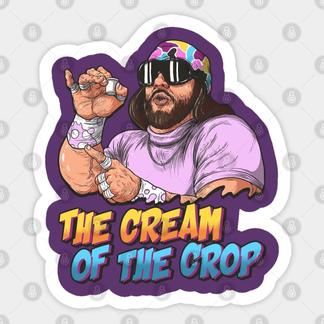 THE CREAM OF THE CROP RANDY SAVAGE MACHO MAN - The Cream - Sticker ...