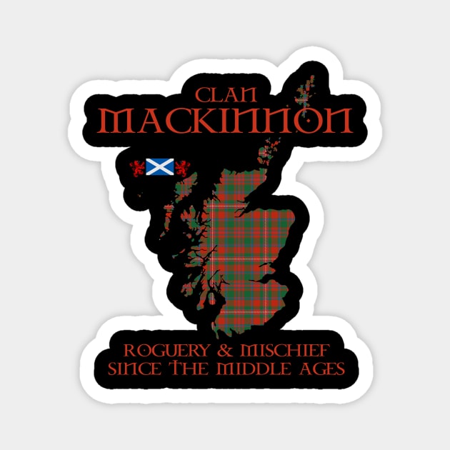 Clan Mackinnon tartan Scotland map Saltire flag and lion rampant ...