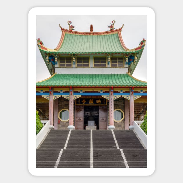 CHINESE TEMPLE - Architecture - Sticker | TeePublic