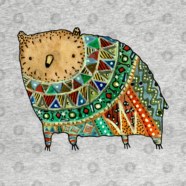 Aztec Bear - Mayan - T-Shirt | TeePublic