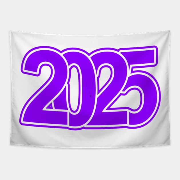 Happy New Year 2025 Sign - 2025 - Tapestry | TeePublic