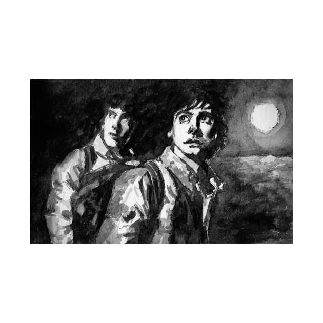 Keep Off The Moors - Werewolf - T-Shirt | TeePublic