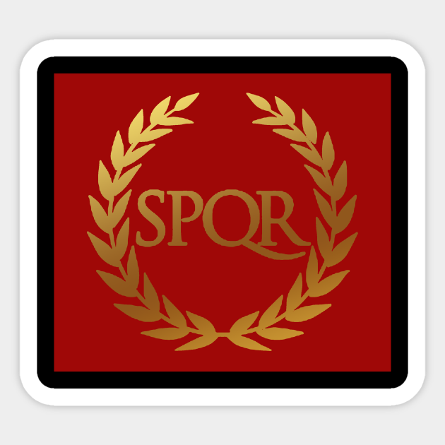 Flag of the Roman Empire - Roman Empire - Sticker | TeePublic