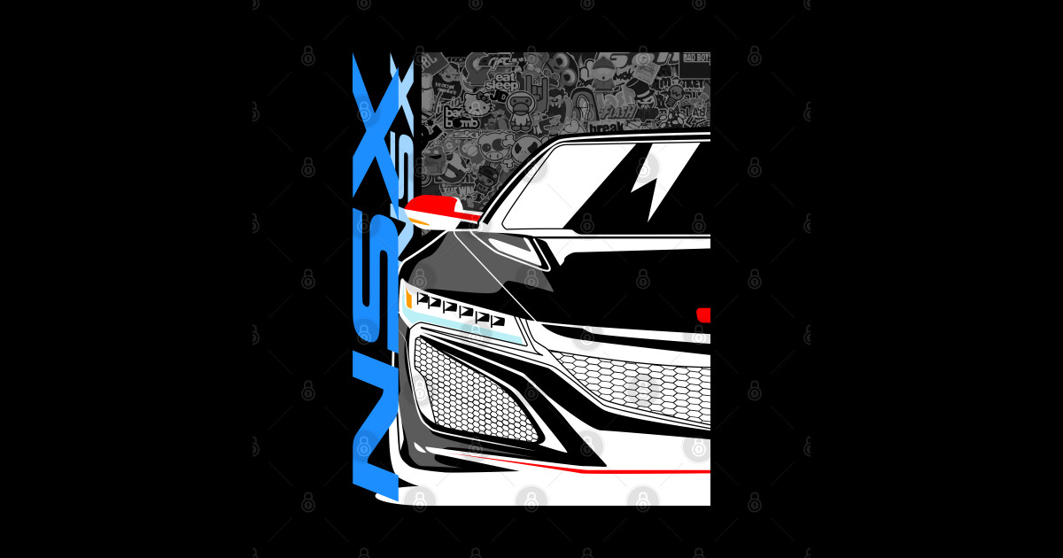 NSX 2017 - Acura Nsx - Sticker | TeePublic
