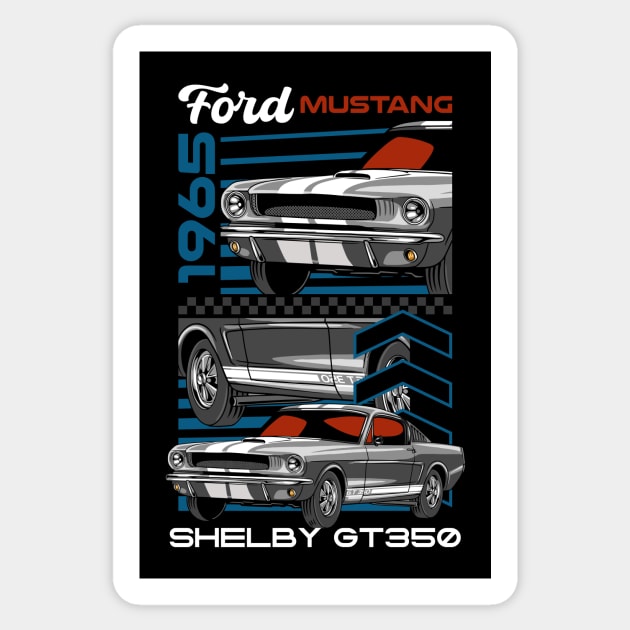 Iconic Mustang GT350 Car - Iconic Mustang Gt350 Car - Sticker | TeePublic