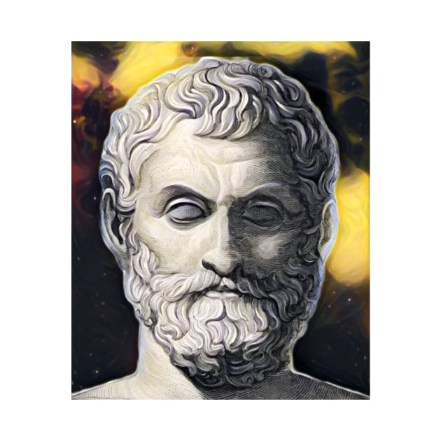 Thales of Miletus Yellow Portrait | Thales of Miletus Artwork 9 ...