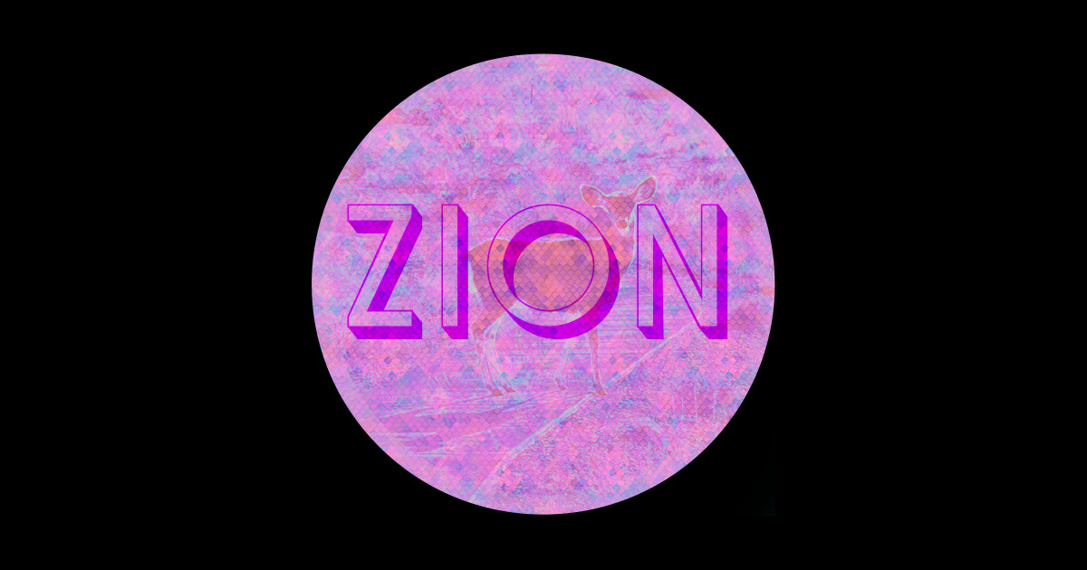 Zion National Park In Headlights - Zion National Park - Sticker | TeePublic