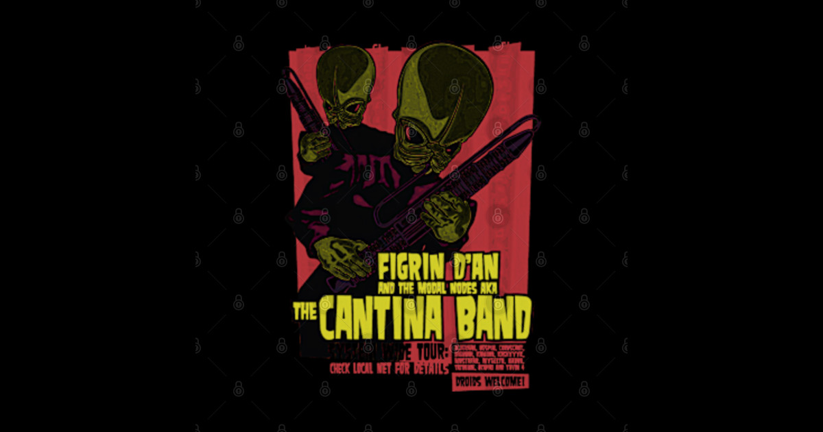 SYSTEM WIDE TOUR - Cantina Band - Posters and Art Prints | TeePublic