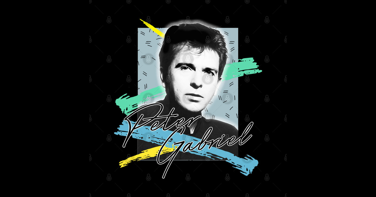 Peter Gabriel / 1980s Aesthetic Fan Art Design - Peter Gabriel ...