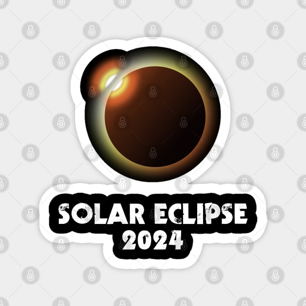 Solar Eclipse 2024 - Eclipse - Magnet | TeePublic
