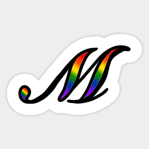cursive m monogram