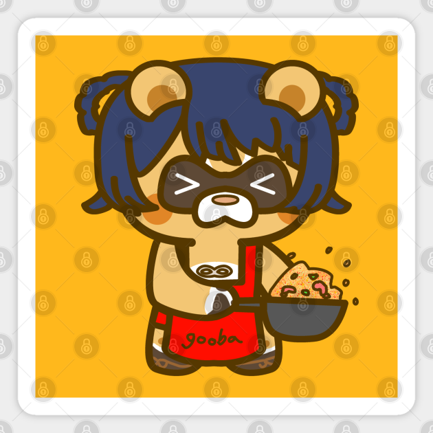 guoba (chef) | (fan-art by smoomaru) - Genshin Impact - Magnet | TeePublic