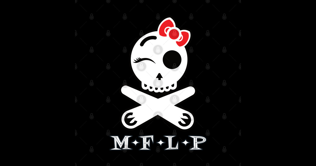 2-sided MFLP Winking Pinball Pirate with bow - Pinball - Posters and ...