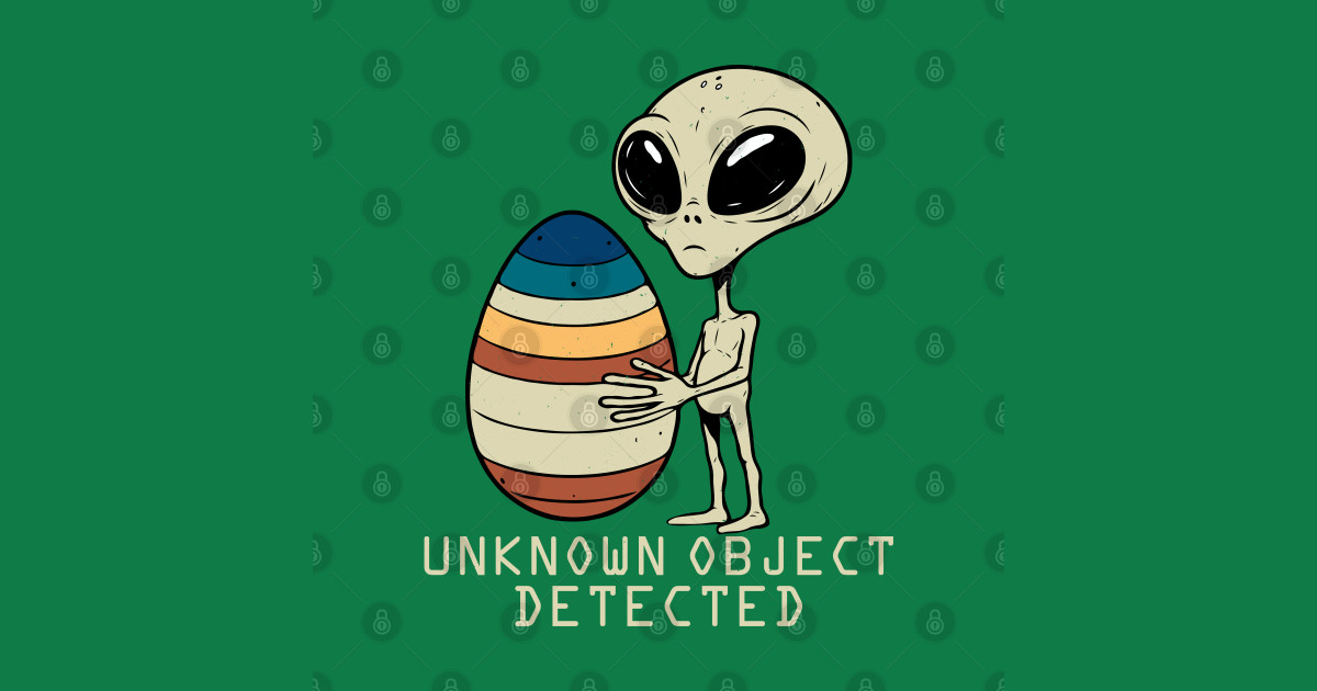 Retro Alien Easter Egg - Easter - T-Shirt | TeePublic