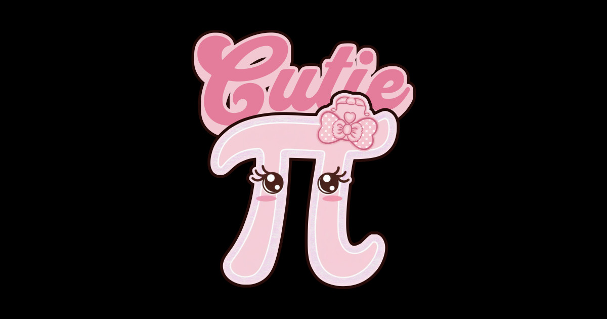 Cutie Pi Punny & Kawaii Pi Day Design - Pi Day - Sticker | TeePublic