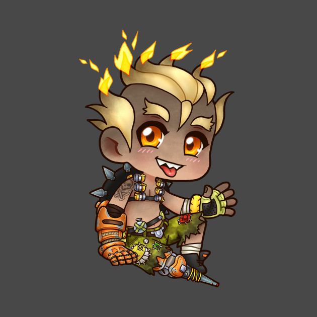 Chibi Junkrat - Overwatch - T-Shirt | TeePublic