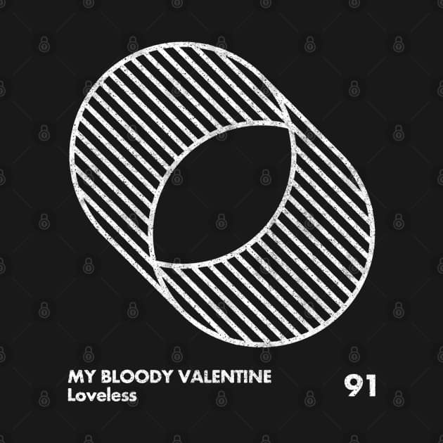 MBV / Loveless / Minimal Graphic Design - Mbv - T-Shirt | TeePublic
