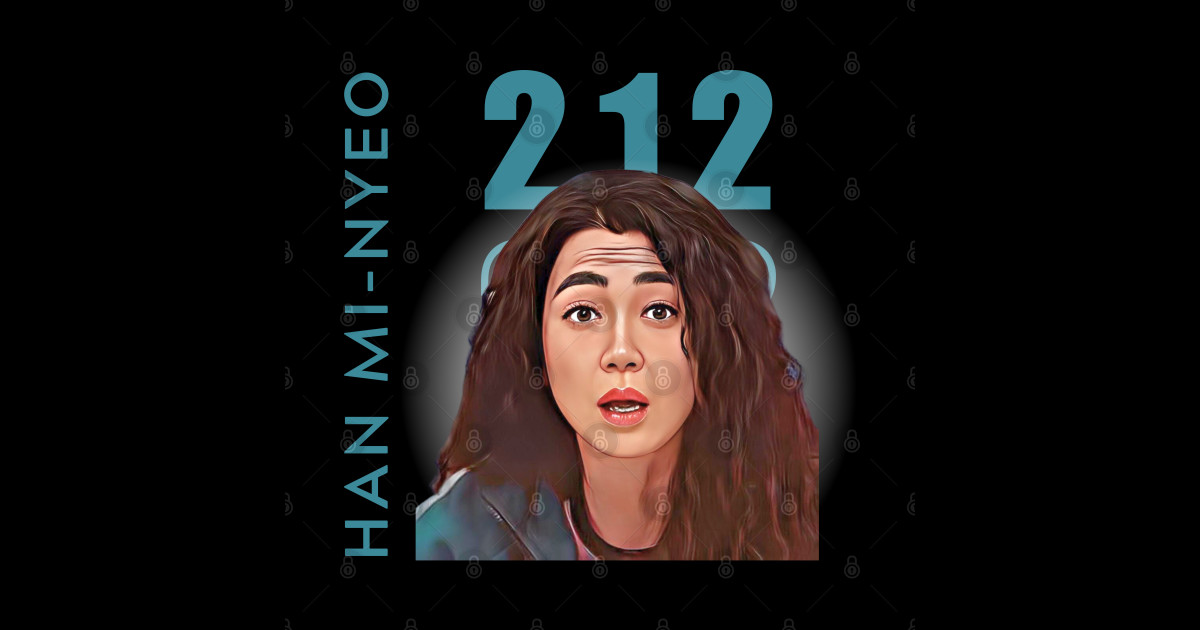 SQUID GAME PLAYER 212 Han Min Nyeo - Squid Game - Sticker | TeePublic