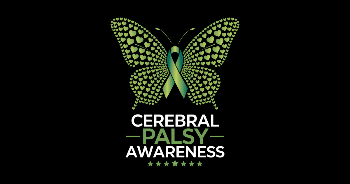 Butterfly Cerebral Palsy Awareness CP Green Ribbon Support - Butterfly Cerebral Palsy Awareness ...