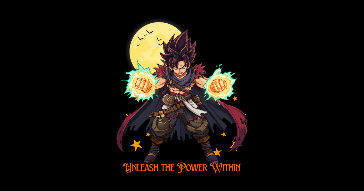 Unleash the Power Within – Anime Warrior Energy Blast Design - Anime ...