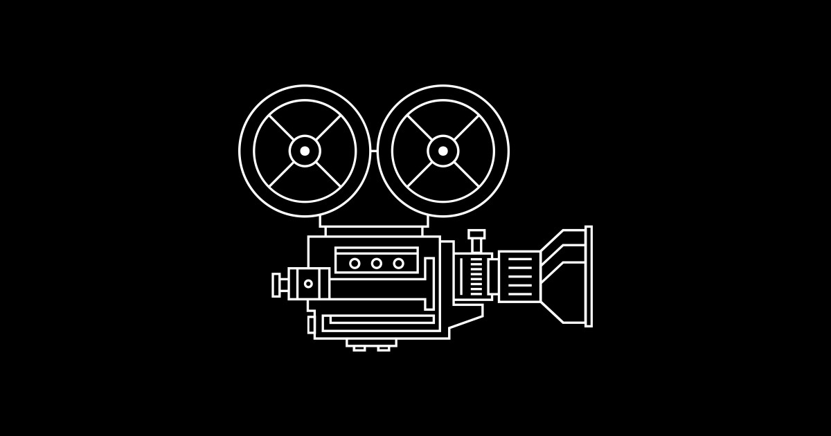 Vintage Film Camera | Director Filmmaker Graphic - Filmmaker - Sticker ...
