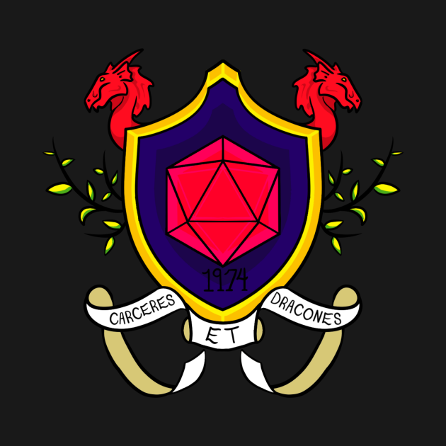 Dungeons and Dragons Crest - Dungeons And Dragons - T-Shirt | TeePublic