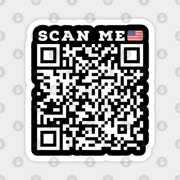 trump-dancing-qr-code - Trump Dancing Qr Code - Magnet | TeePublic