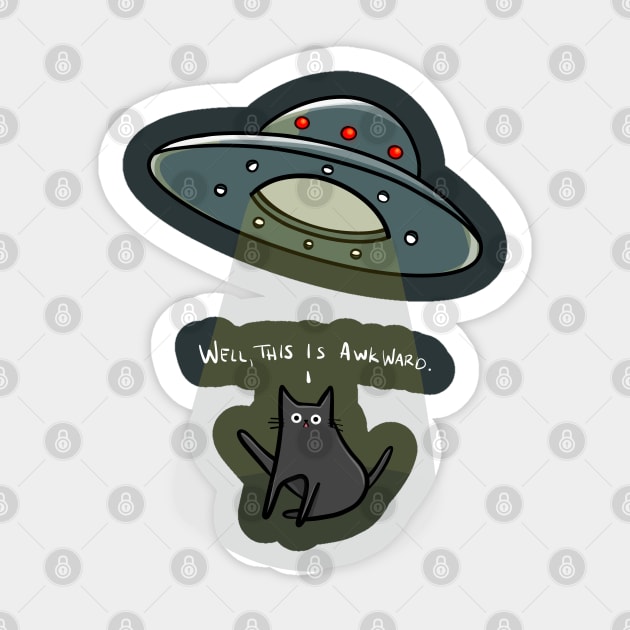 This is Awkward - Cat - Sticker | TeePublic