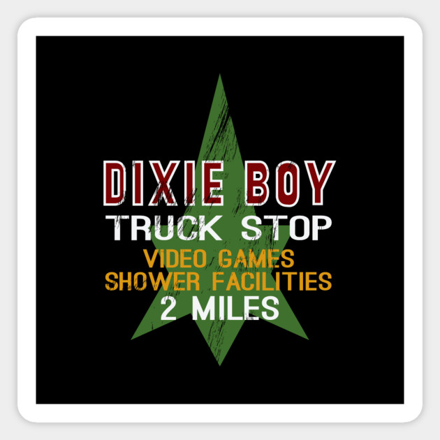 Dixie Boy Truck Stop (Maximum Overdrive) - Maximum Overdrive - Sticker ...