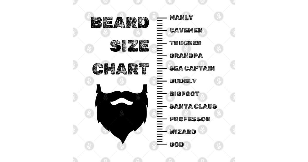 Beard Measurement Chart - Beard Size Chart - Beard Measurement Chart ...