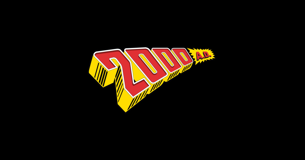 2000AD original logo - 2000ad 1970s - Sticker | TeePublic
