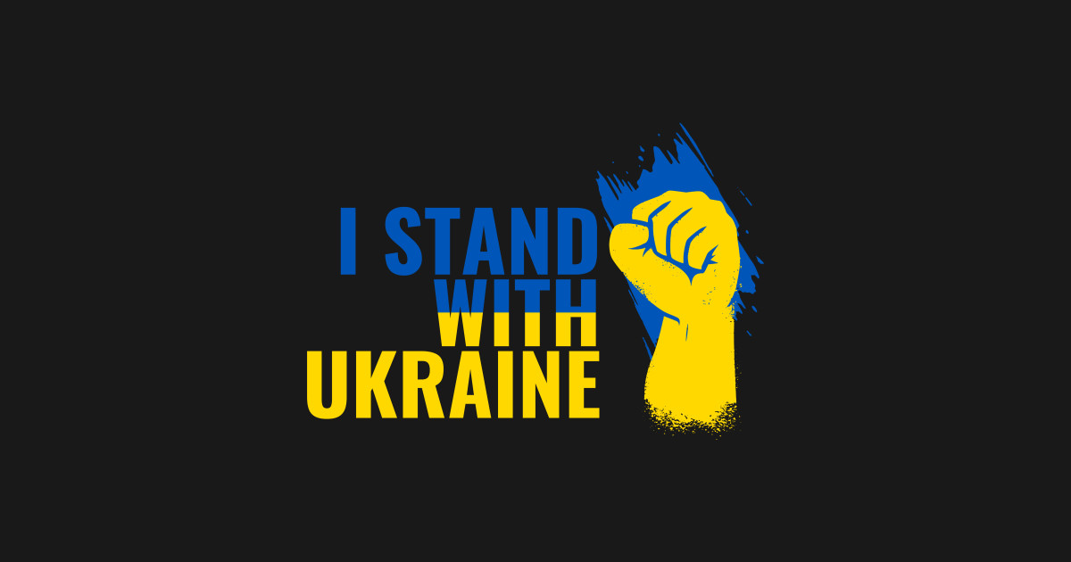 I-Stand-With-Ukraine - I Stand With Ukraine - T-Shirt | TeePublic