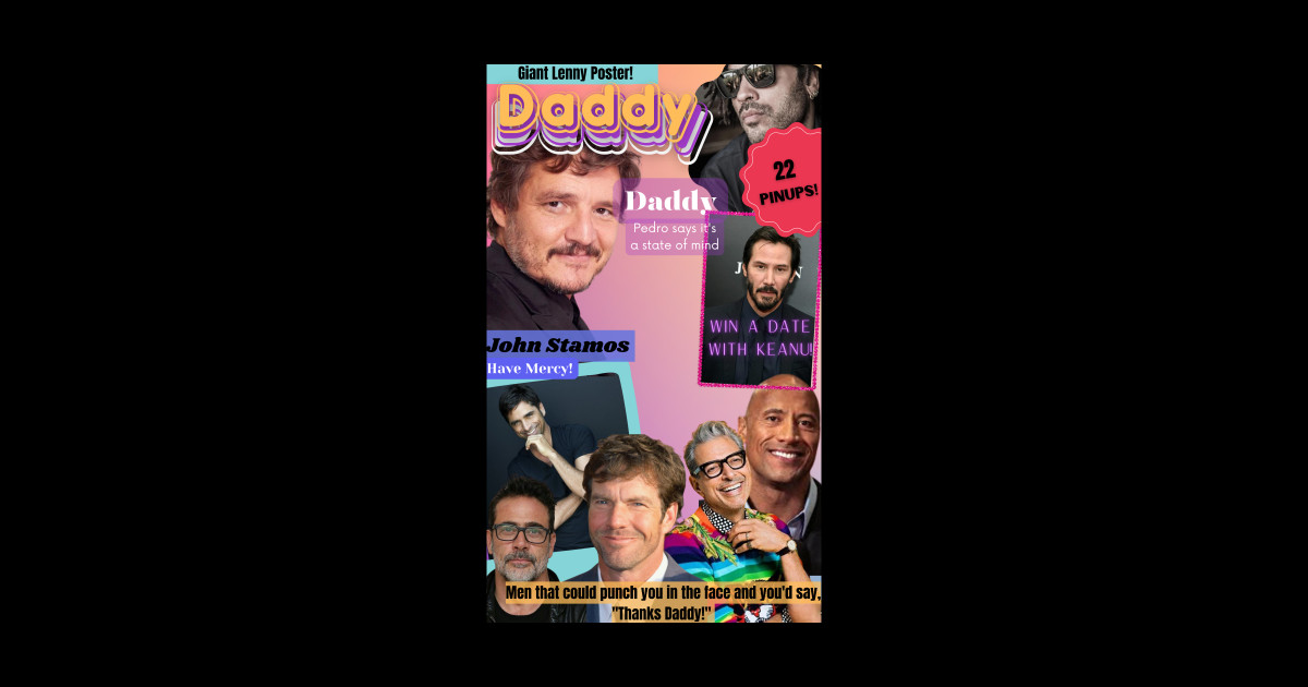 Daddy Magazine - Daddy - Sticker | TeePublic